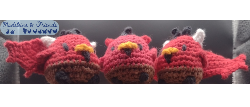 Demon Chicken Low Sew Crochet Pattern – Madeleine & Friends